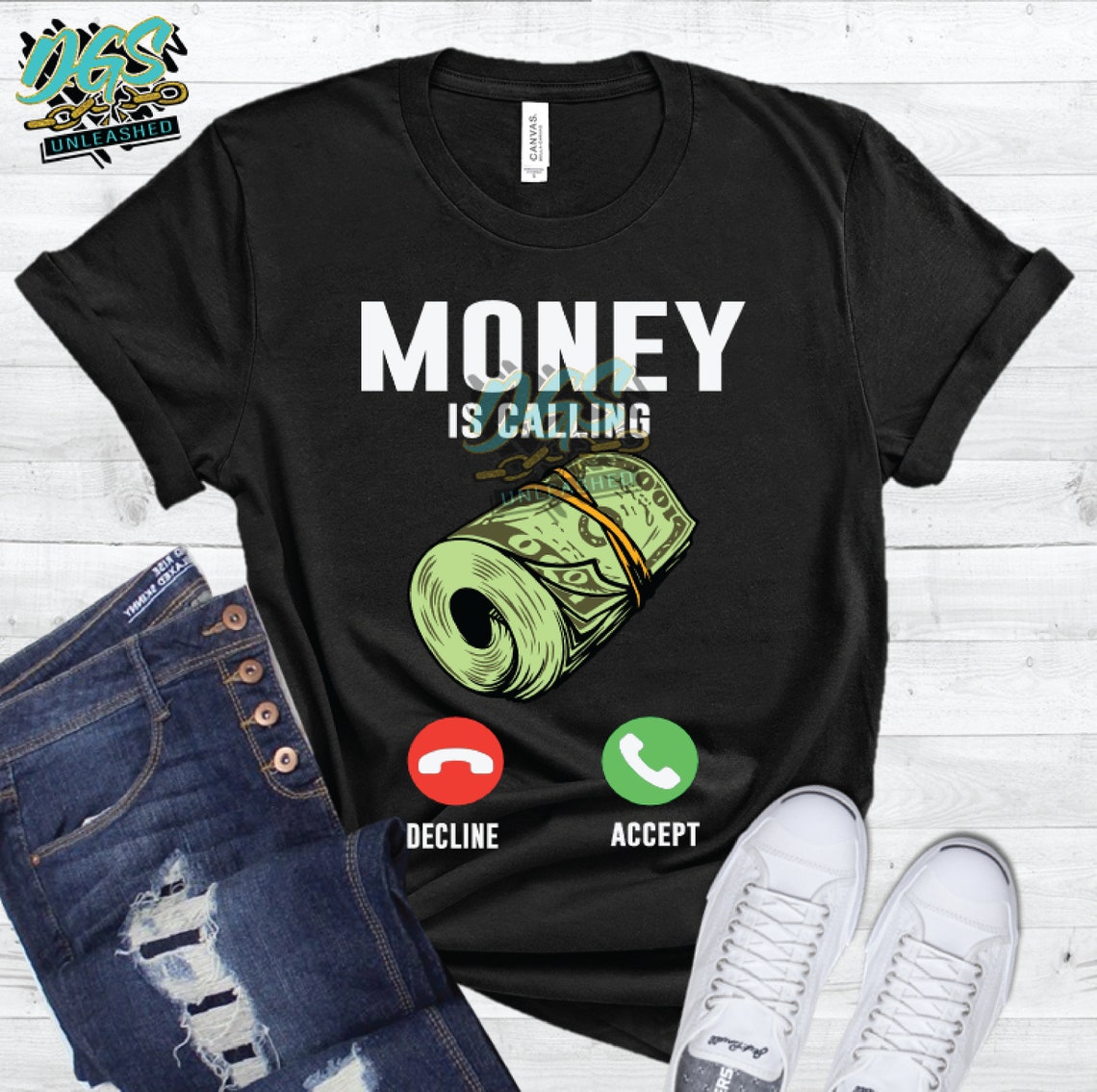 Money is Calling SVG, Dxf, Eps, and Png Digital Design File - Etsy