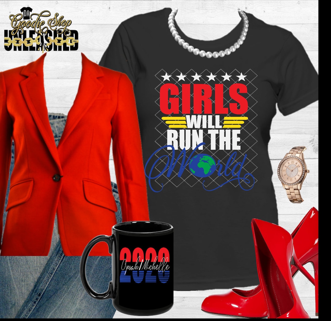 Girls Will Run the World SVG, Dxf, Png, Eps Graphic Cut File - Etsy