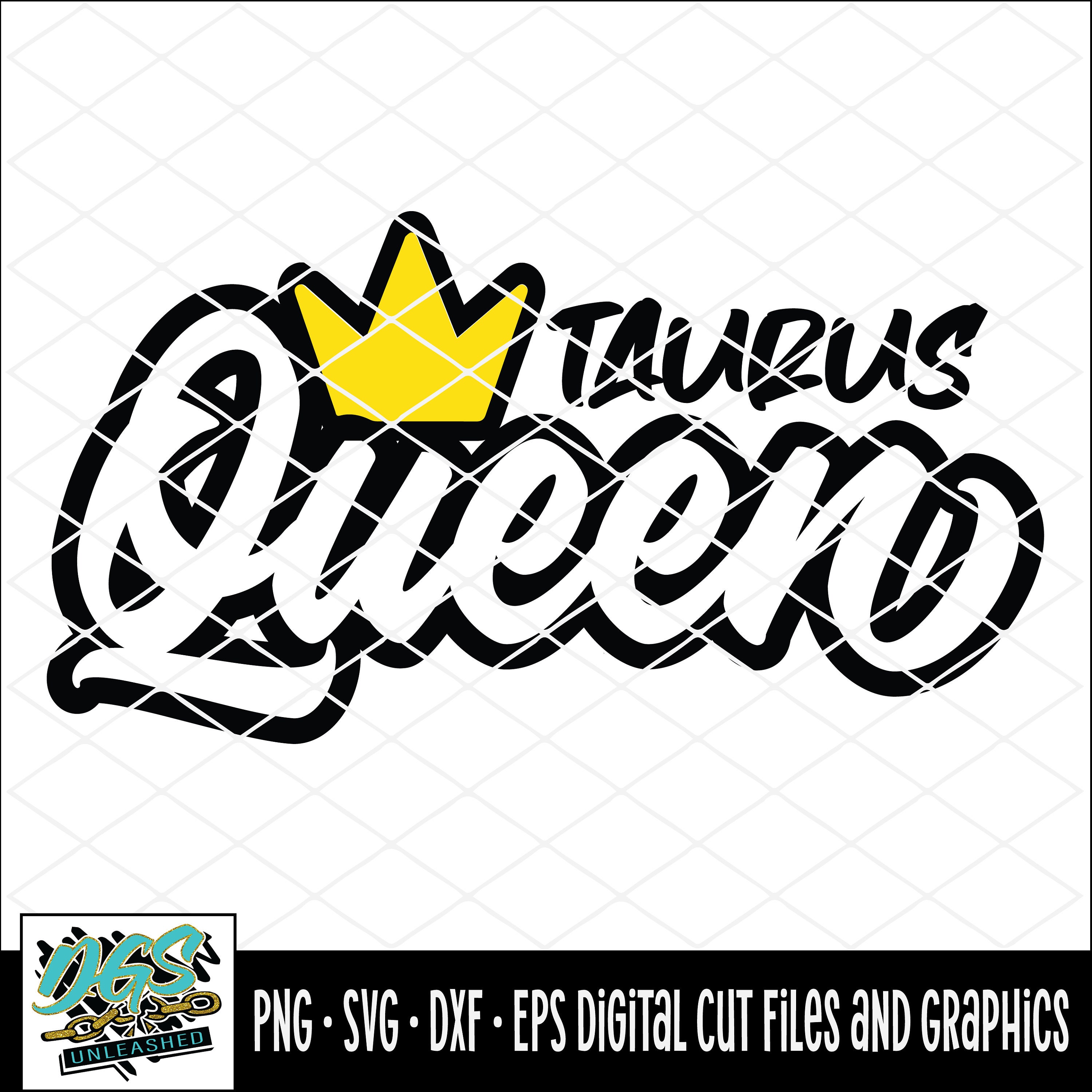 Taurus Queen SVG Dxf Png & Eps Digital Design File | Etsy