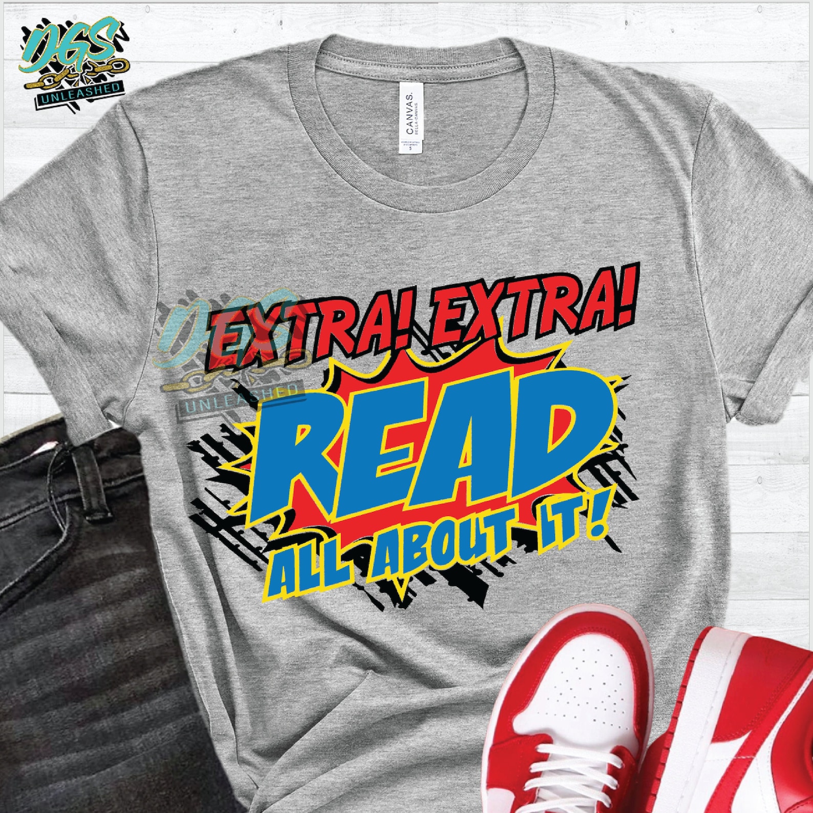 Extra Extra Read All About It Read Across America SVG | Etsy