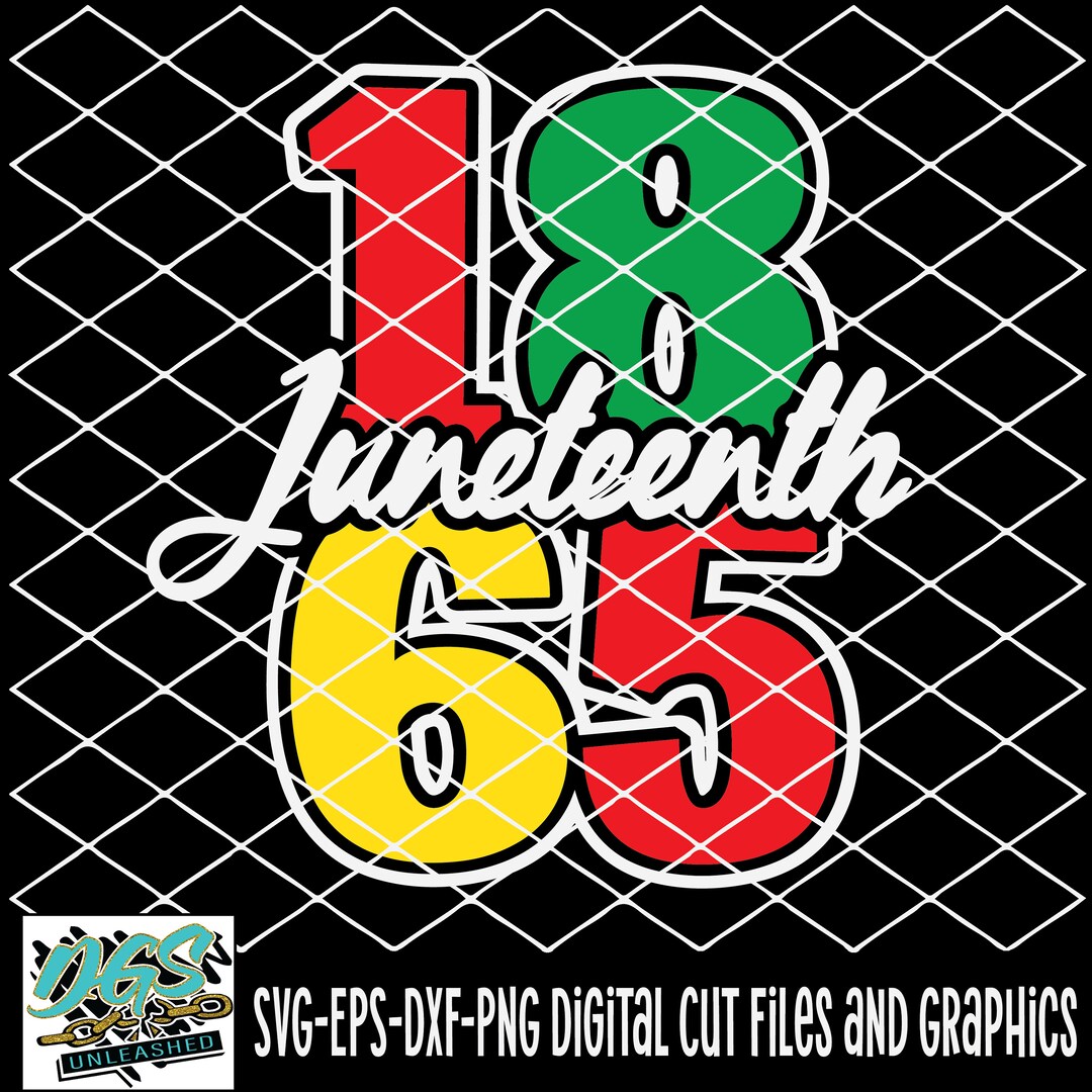 1865 Juneteenth SVG, Dxf, Eps, Png-instant Digital Download - Etsy