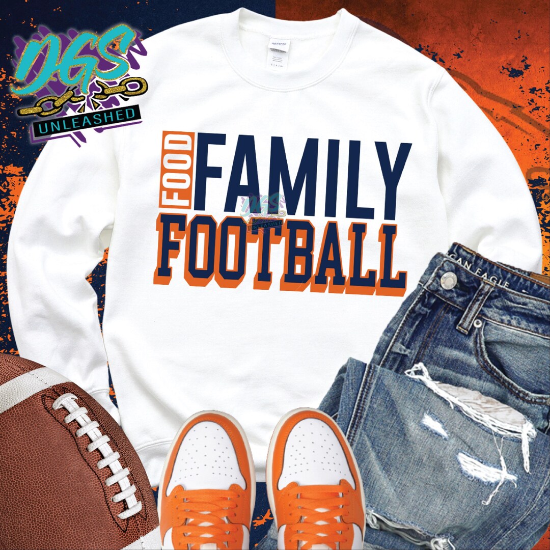 Food Family Football SVG, Dxf, Png and Eps Digital Design File, Instant ...