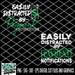 Easily Distracted SVG Dxf Eps and Dxf Digital Design - Etsy