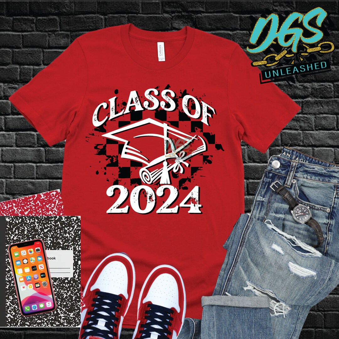 Class of 24 Checkered SVG, Dxf, Eps, and Png Digital Design - Etsy