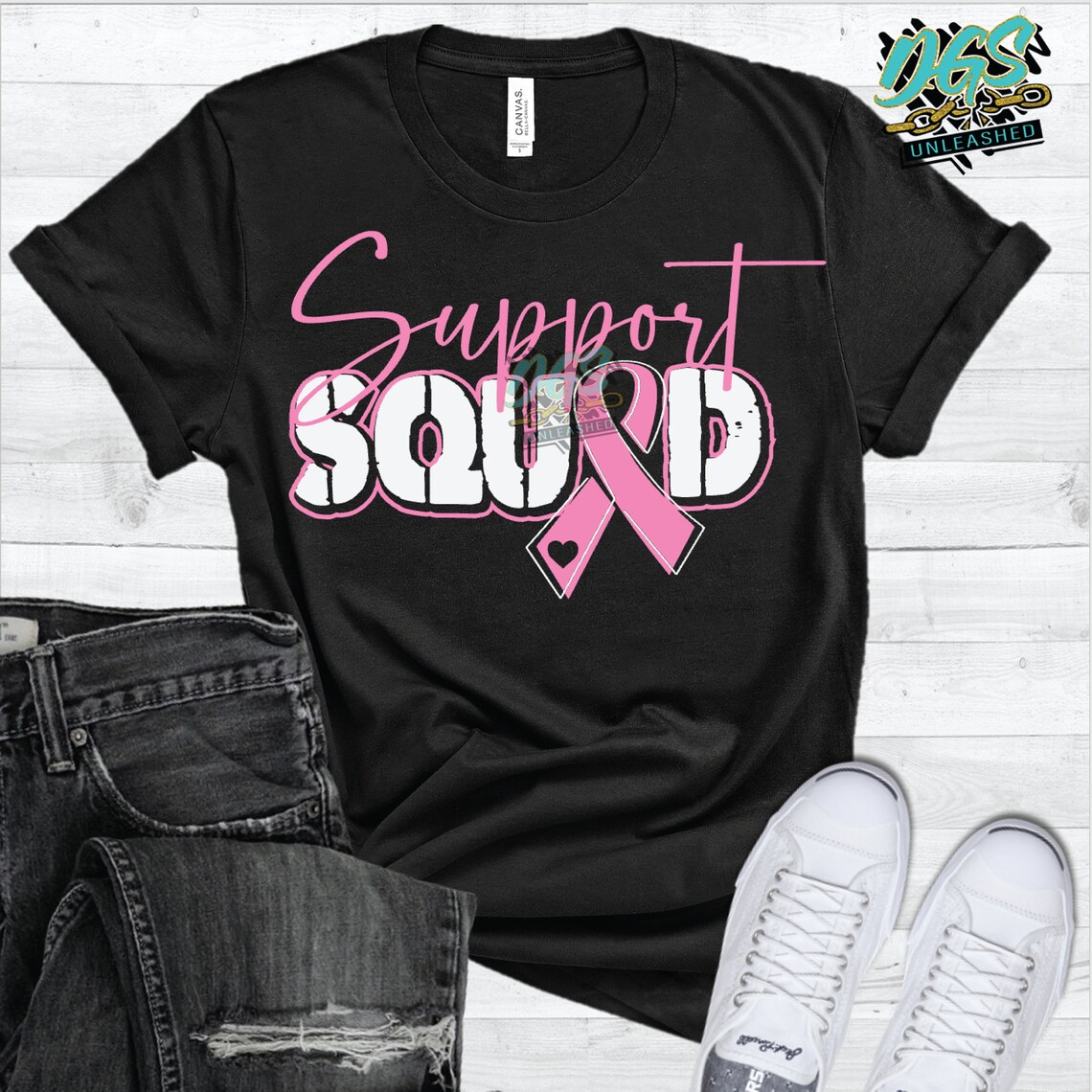 Support Squad SVG Dxf Png and Eps Digital Cut File - Etsy
