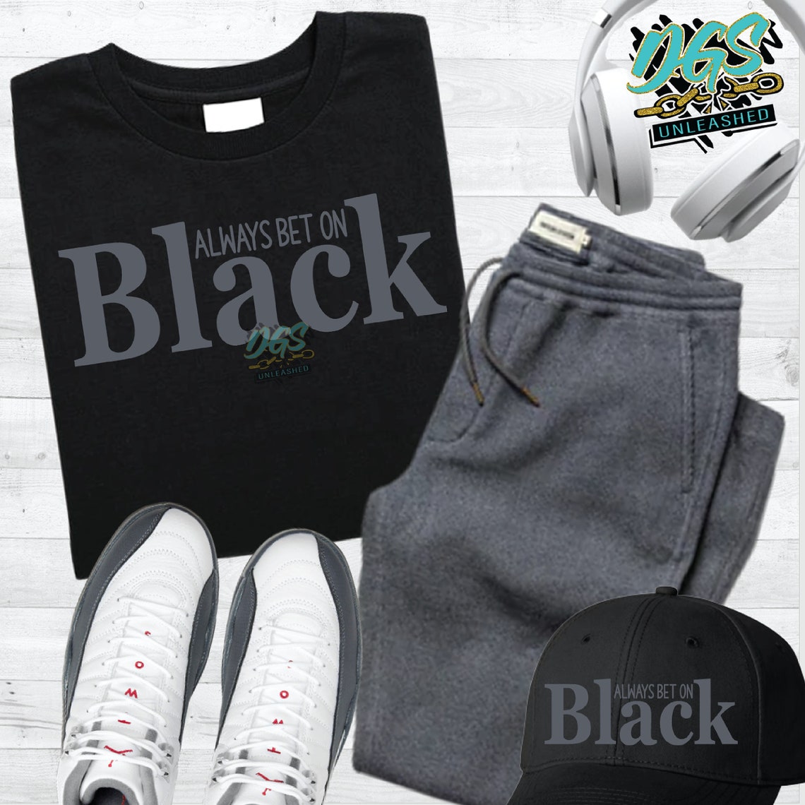 Always Bet on Black SVG, Dxf, Png, and Eps - Etsy