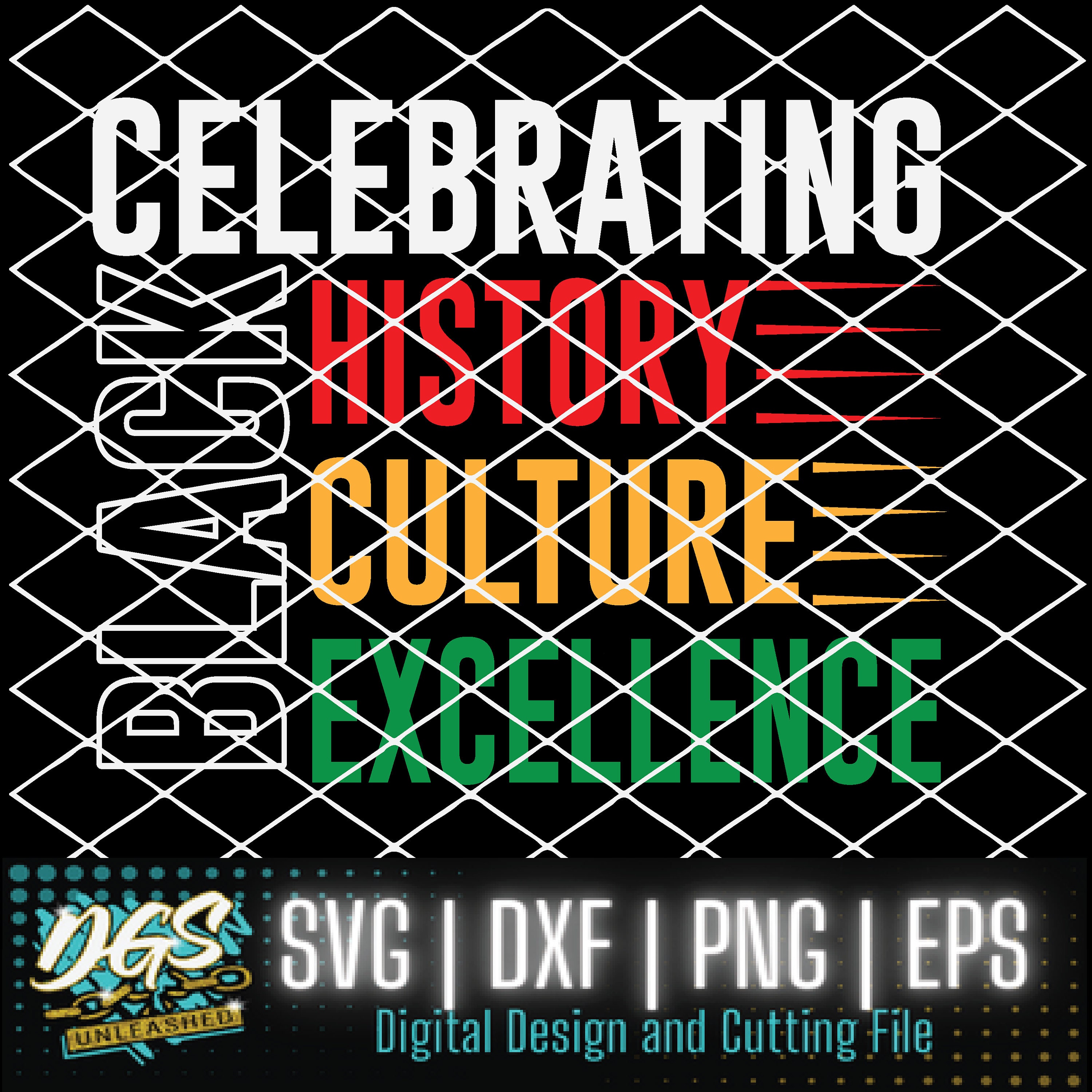 Celebrating Black SVG, Dxf, Eps, and Png Digital Design, Black History ...