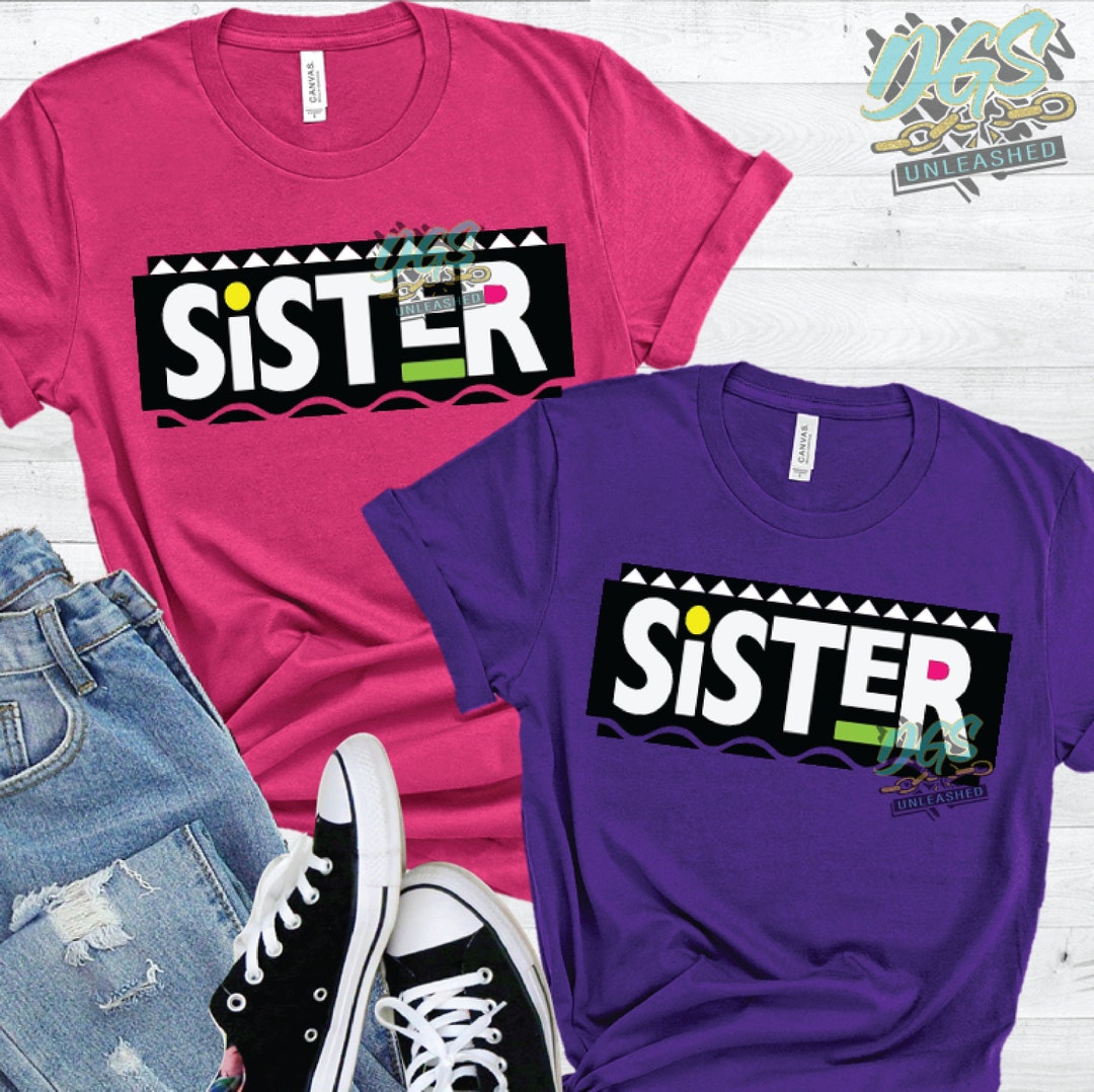 Sister Sister SVG, Dxf, Eps, and Png Digital Design File - Etsy