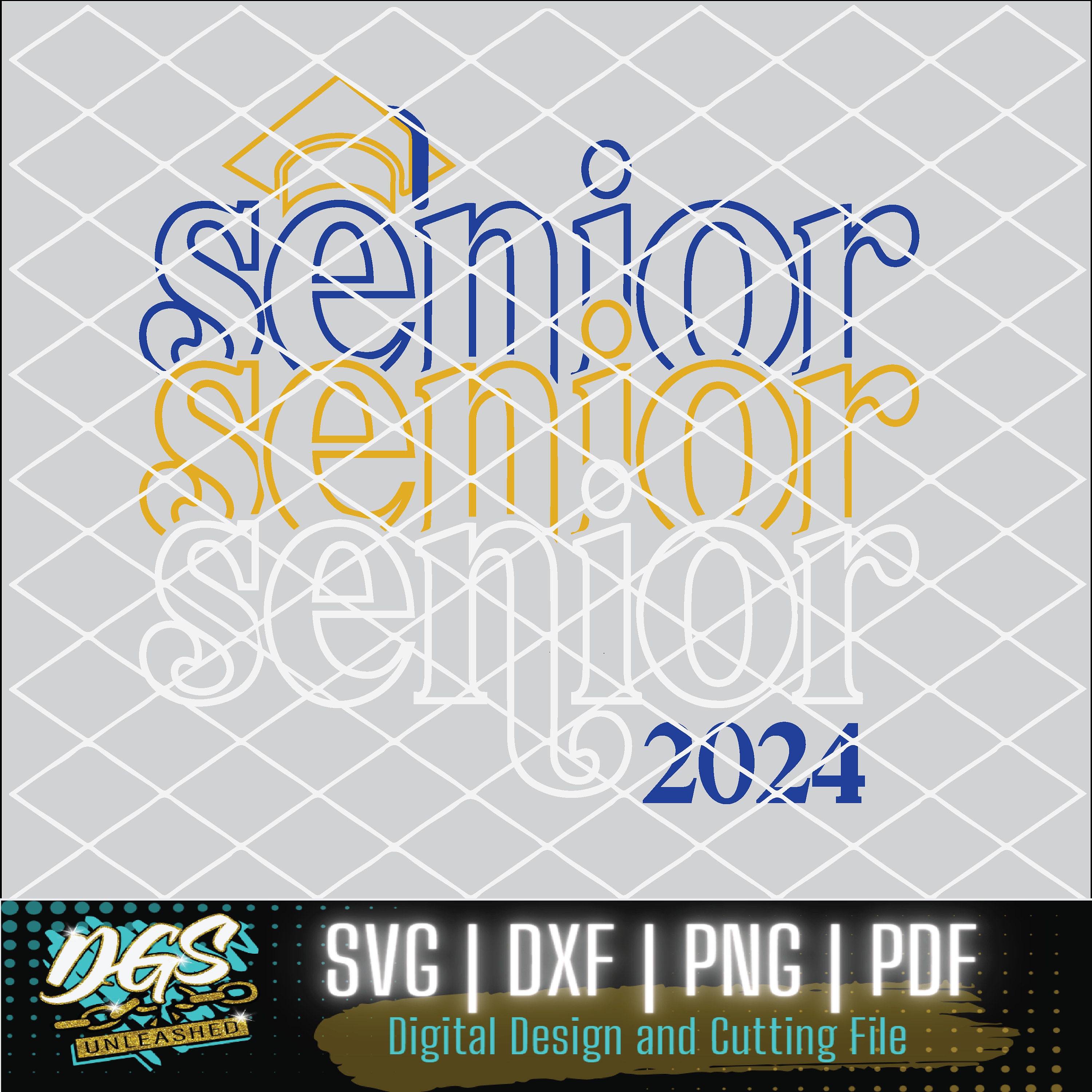 Senior 3peat 2024 SVG, Dxf, Eps, and Png Digital Design - Etsy