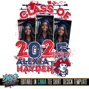 Class of 2025 Graduate Editable Template Digital Download - Etsy