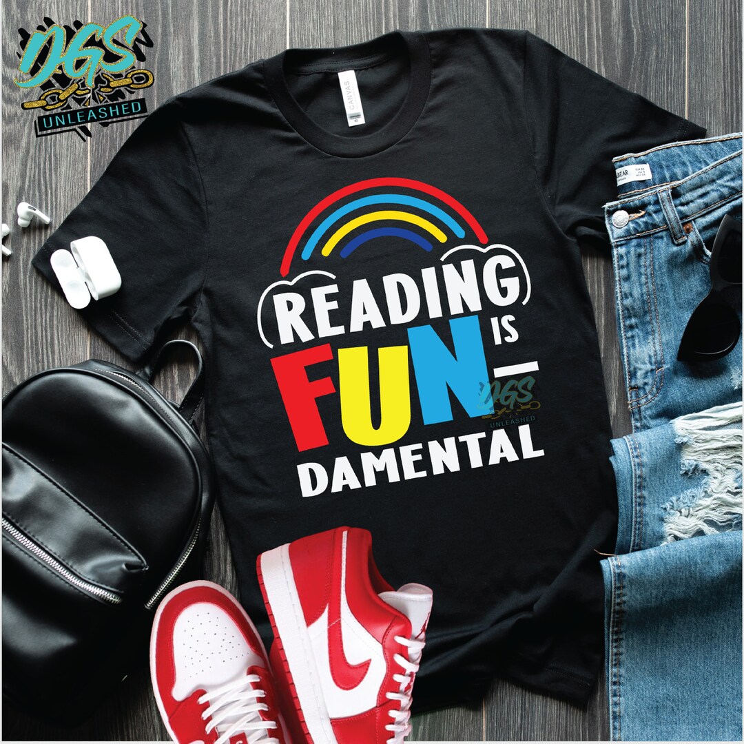 Reading is Fundamental SVG, Dxf, Eps, Png-cricut-silhouette, Instant ...