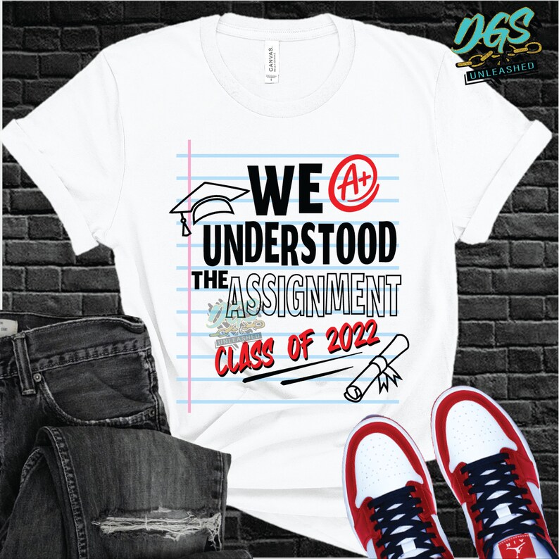 We Understood the Assignment SVG Dxf Eps and Png Digital - Etsy