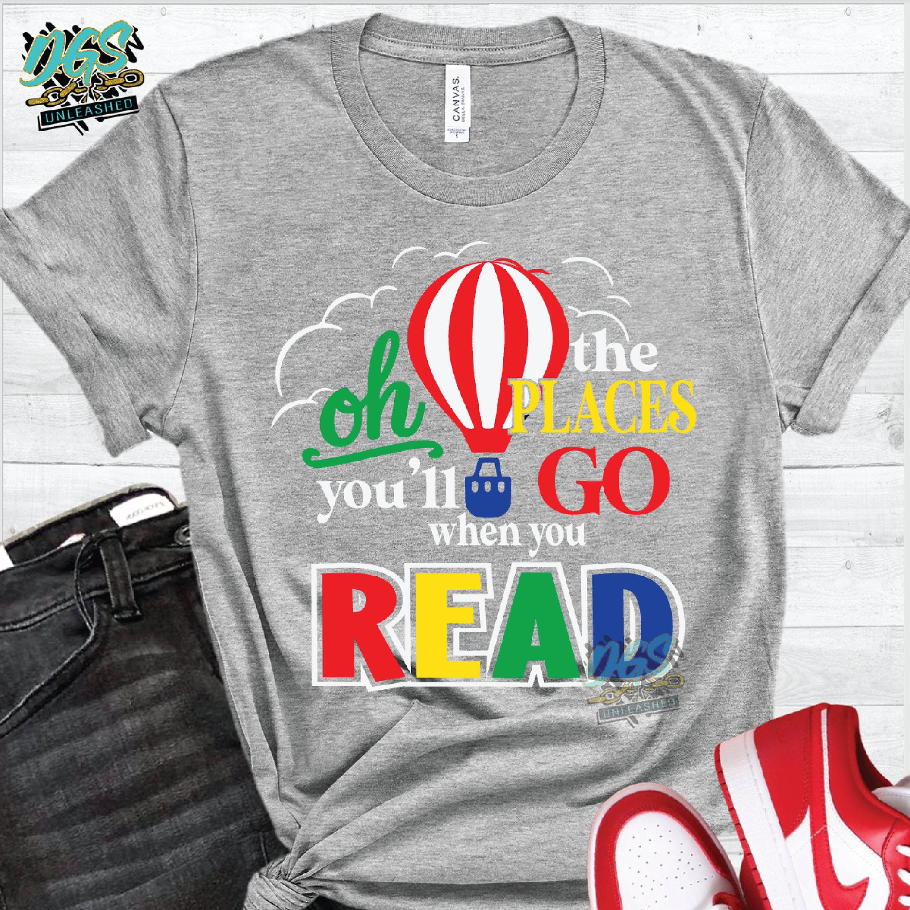 Oh the Places You'll Go-read Across America SVG Dxf Eps | Etsy