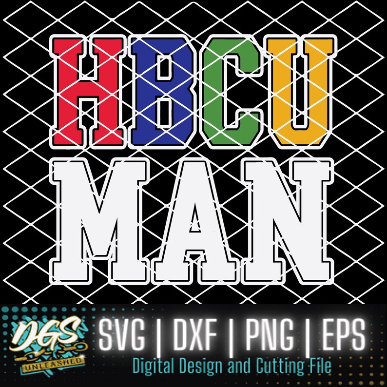 HBCU Man SVG, Dxf, Eps, and Png Digital Cut File - Etsy