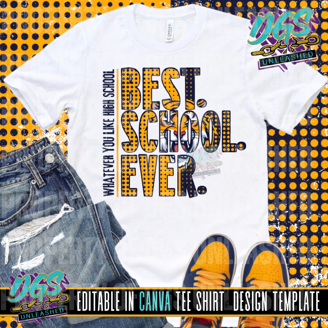 Best School Ever Editable Template Digital Download - Etsy