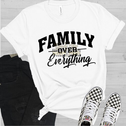 Family Over Everything SVG Dxf Png and Eps - Etsy