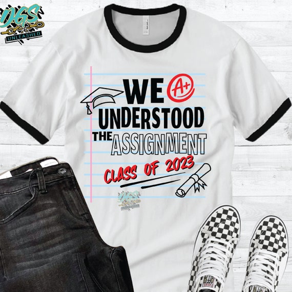 We Understood the Assignment 2023 SVG Dxf Eps and Dxf - Etsy