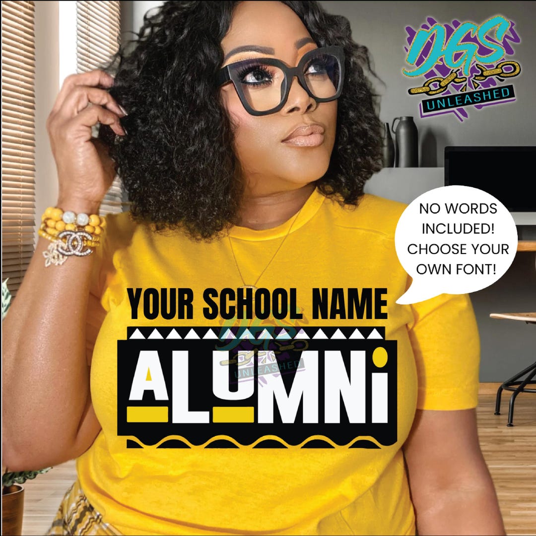 Alumni School SVG, Dxf, Eps, Png Cricut-silhouette, Instant Digital ...