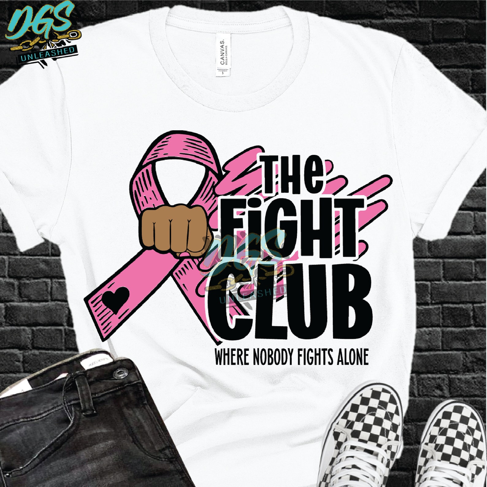Breast Cancer Awareness, Fight Club, Cancer Awareness SVG, Dxf, Eps ...