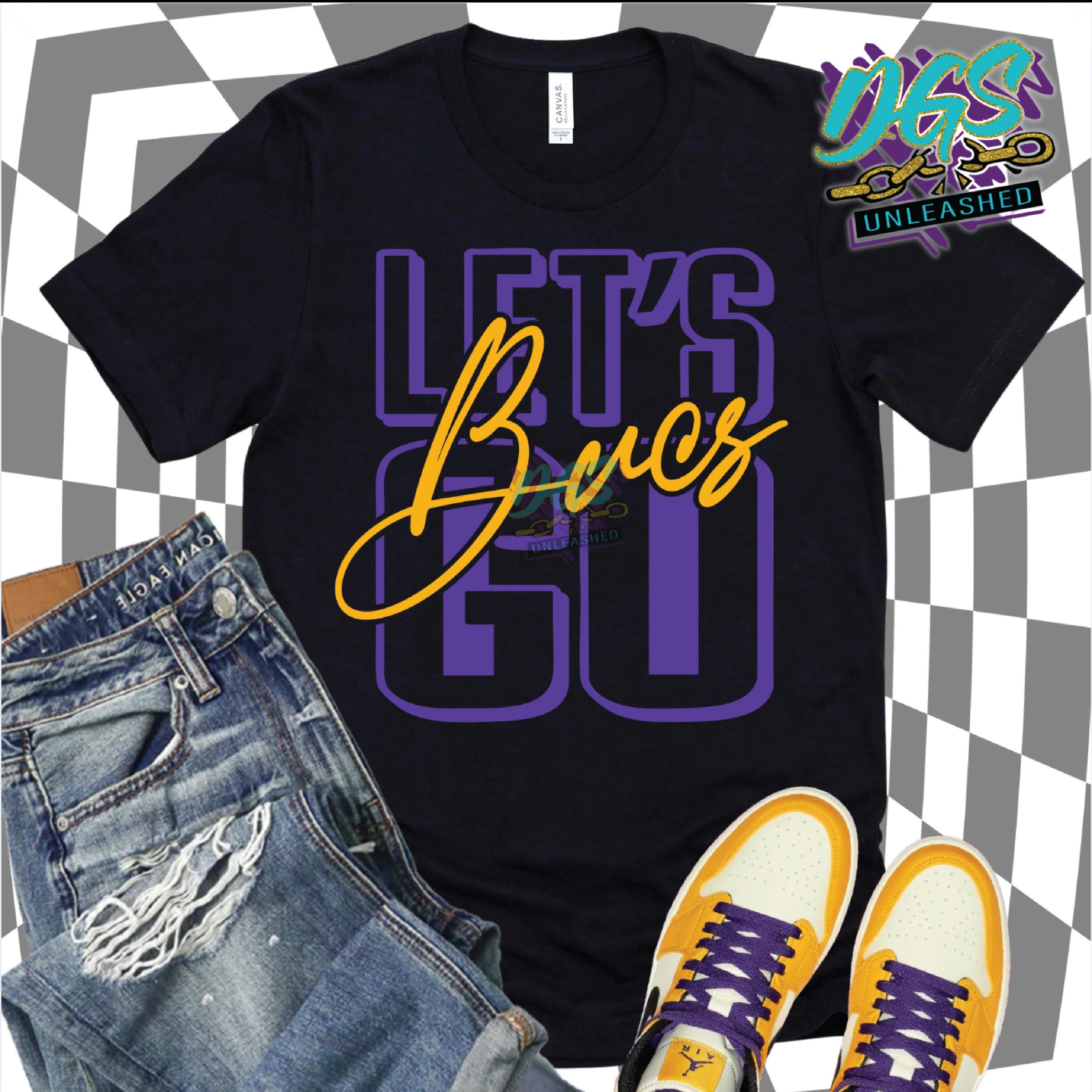 Let's Go Bucs SVG, Dxf, Eps, and Png Digital Cut File, School Spirit ...