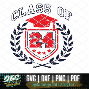 Class of 24 Shield SVG, Dxf, Eps, and Png Digital Design - Etsy
