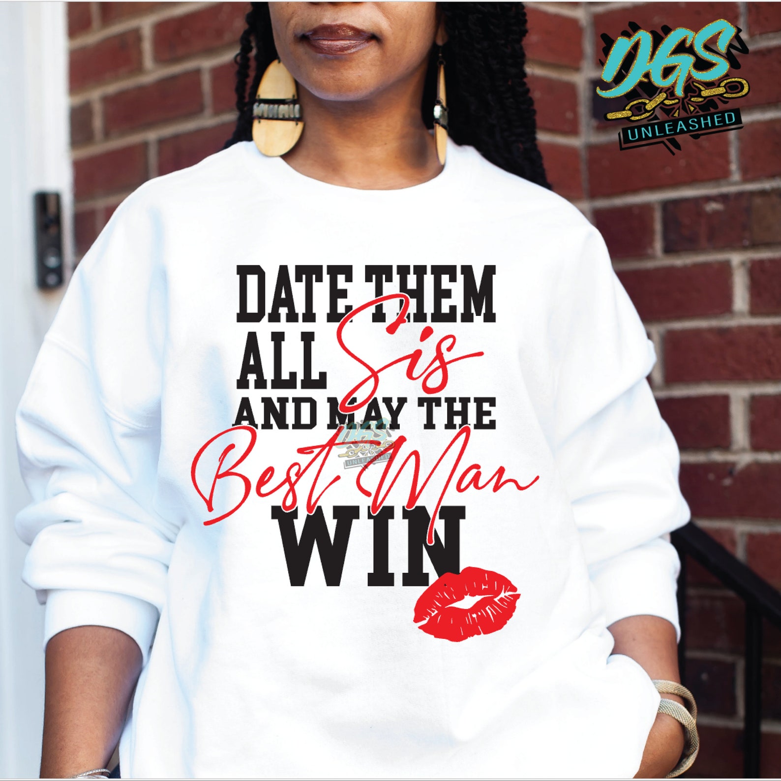 Date Them All Sis SVG Png Eps and Dxf - Etsy