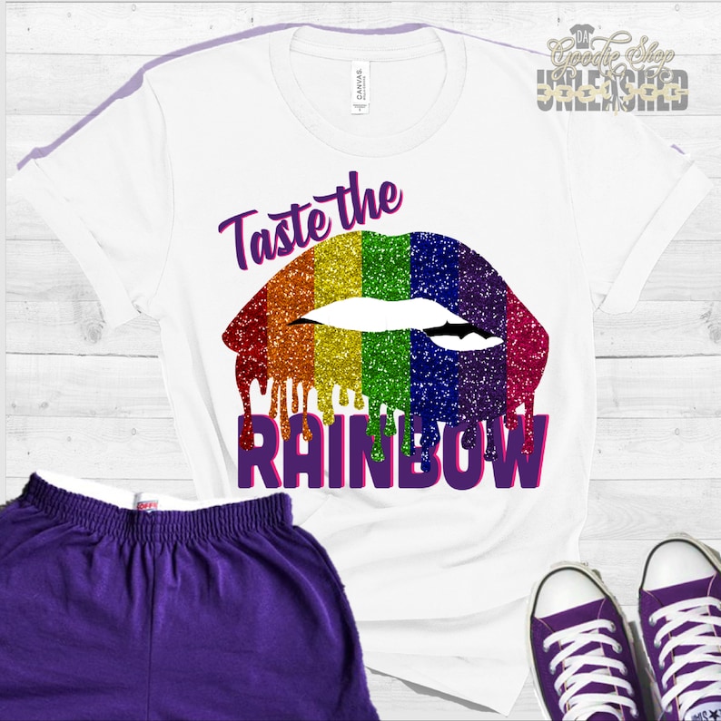Taste the Rainbow SVG Eps Png and Dxf Digital Design File - Etsy