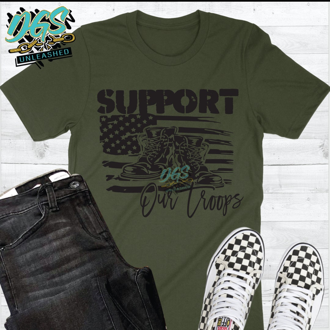 Support Our Troops SVG, Dxf, Eps, and Dxf Digital Design - Etsy