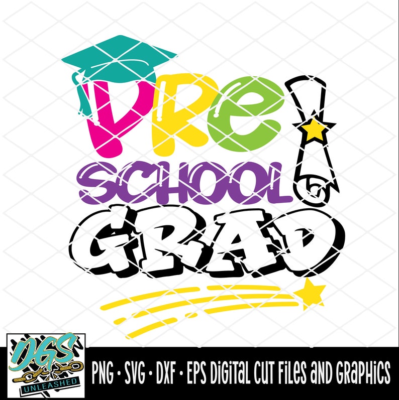 Pre-K Grad SVG, dxf, eps et dxf Digital Design - Etsy France