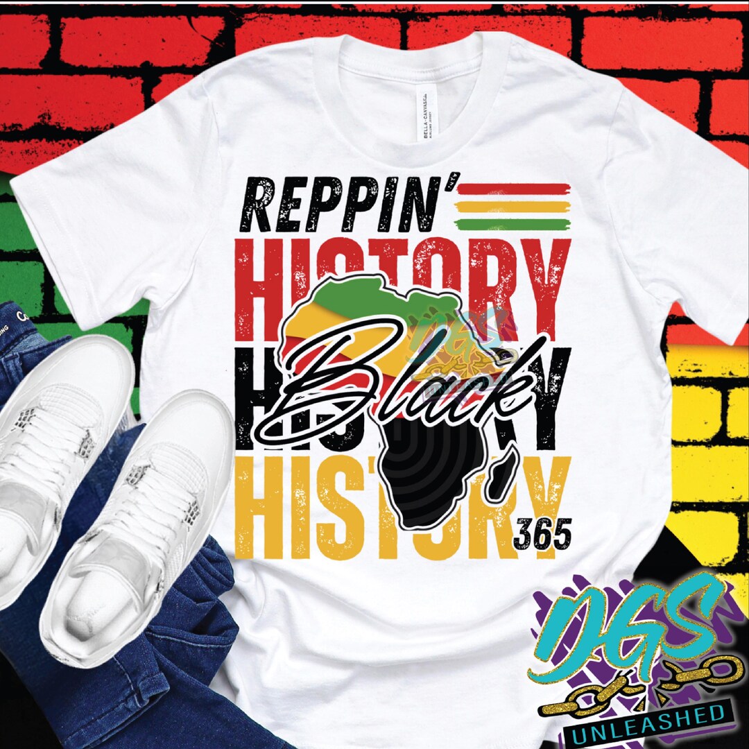 Reppin' Black History Png ONLY Digital Design, Black History Month ...