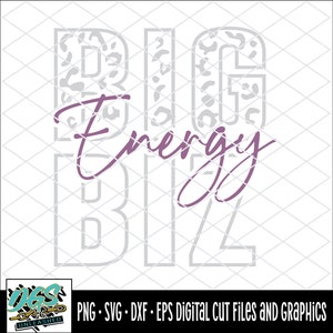 Big Biz Energy SVG, Dxf, Eps, and Png Digital Design - Etsy