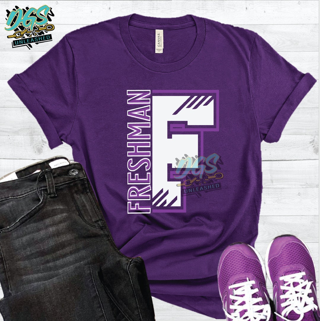 F is for Freshman SVG, Dxf, Eps, and Dxf Digital Design - Etsy