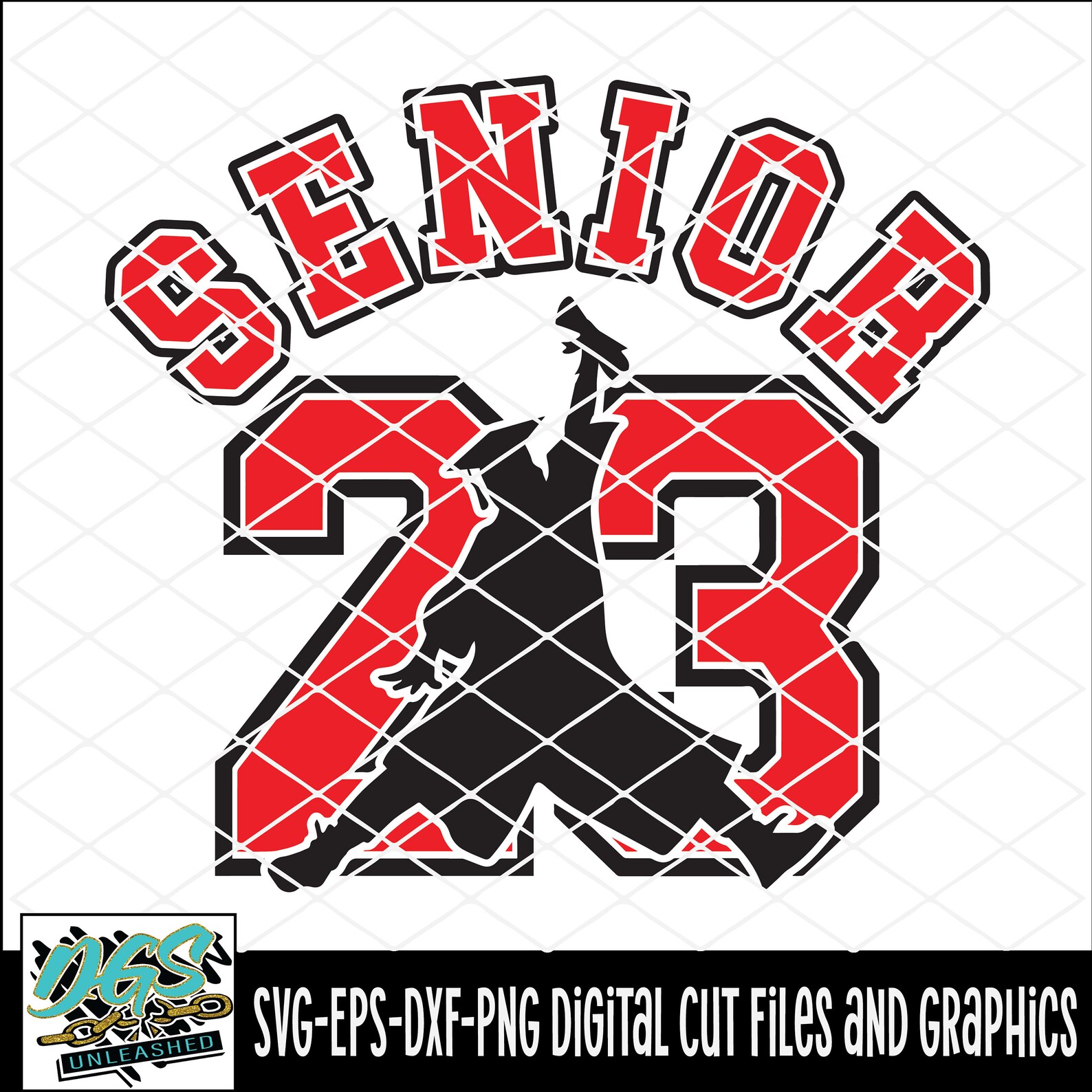 Air Senior 23 SVG Dxf Eps and Png Digital Design - Etsy