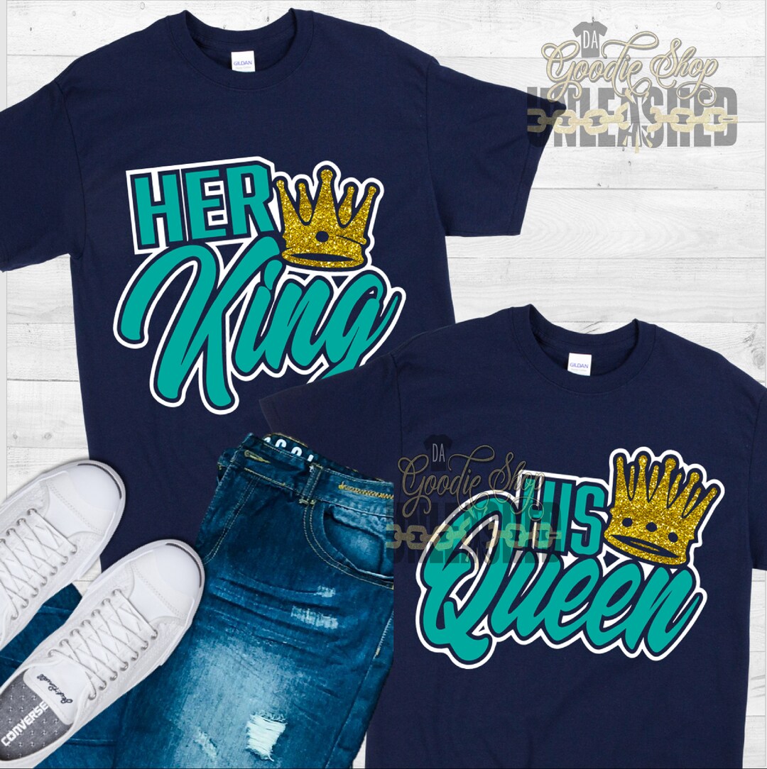 Her King-his Queen SVG, Dxf, Eps and Png Digital Cut File - Etsy