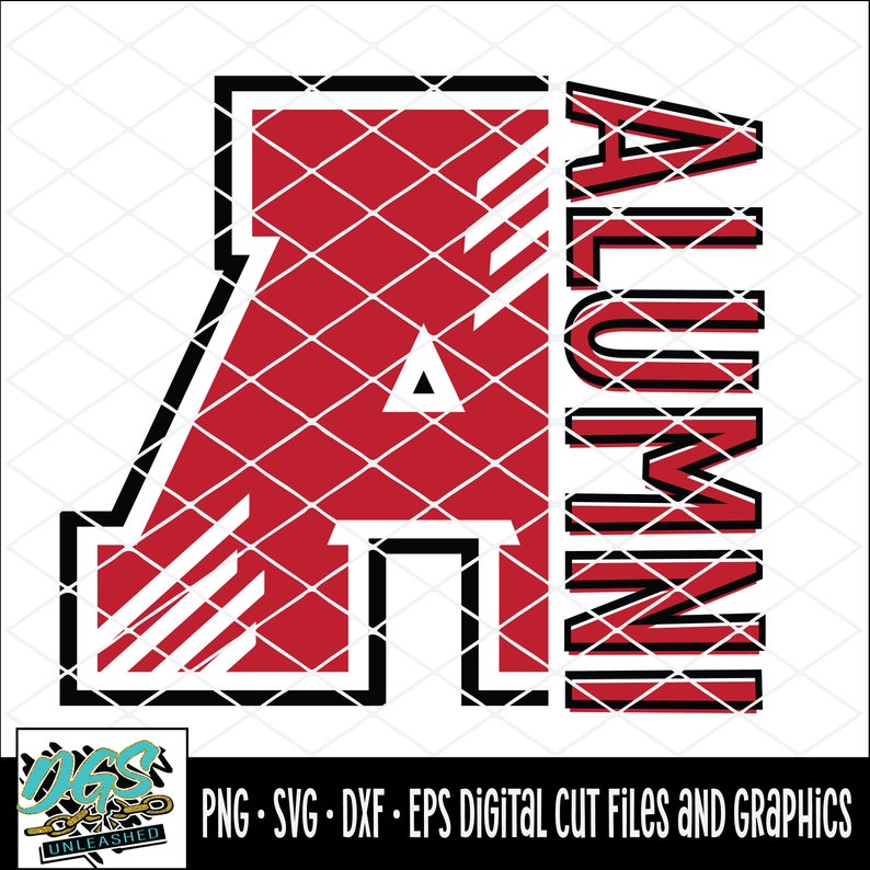 A is for Alumni SVG, Dxf, Eps, and Dxf Digital Design - Etsy
