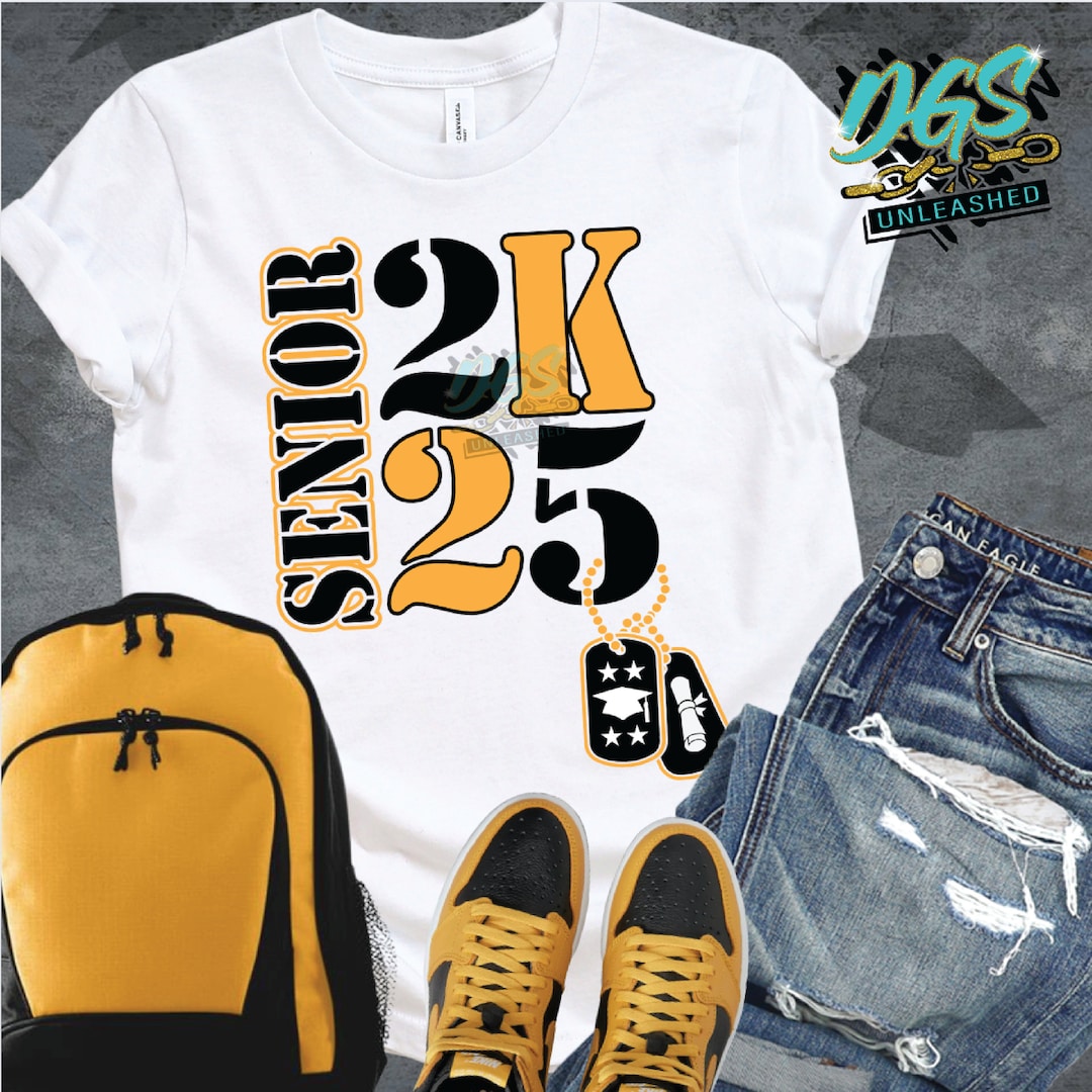 Senior Class 2K25 SVG, Dxf, Eps, and Png Digital Cut File, Senior Year ...