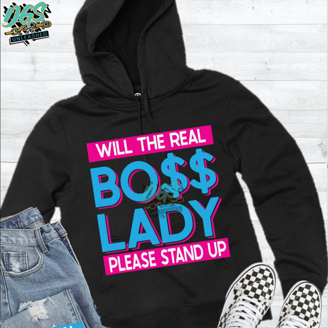 Real Boss Lady Stand up SVG, Png, Eps, and Dxf - Etsy