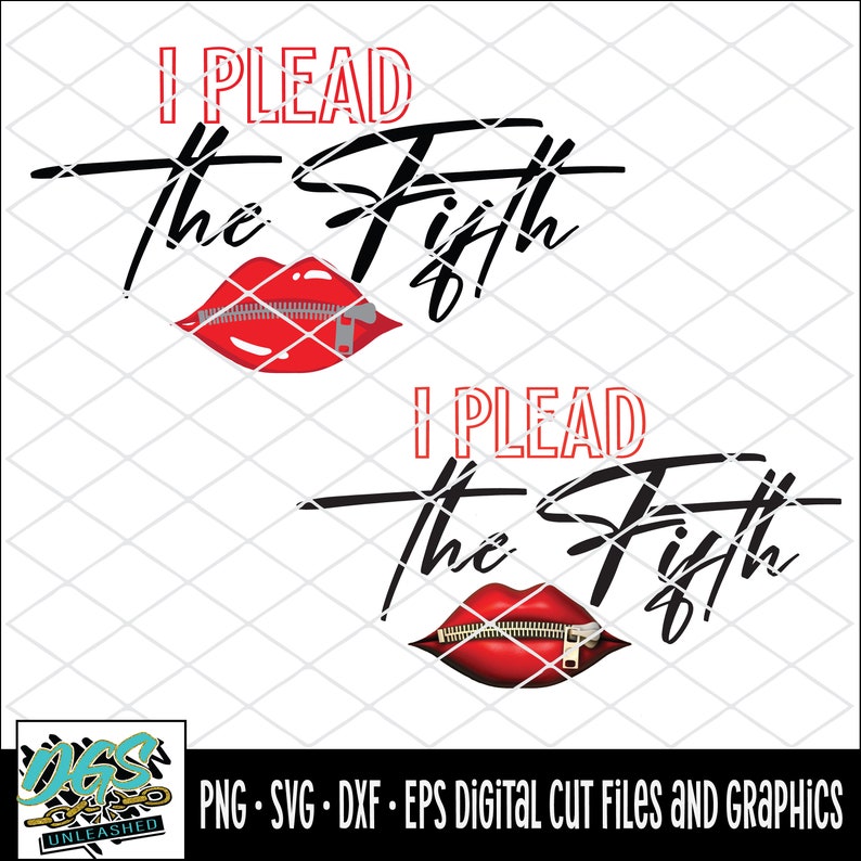 I Plead The Fifth Svg Dxf Eps And Png Digital Design Etsy