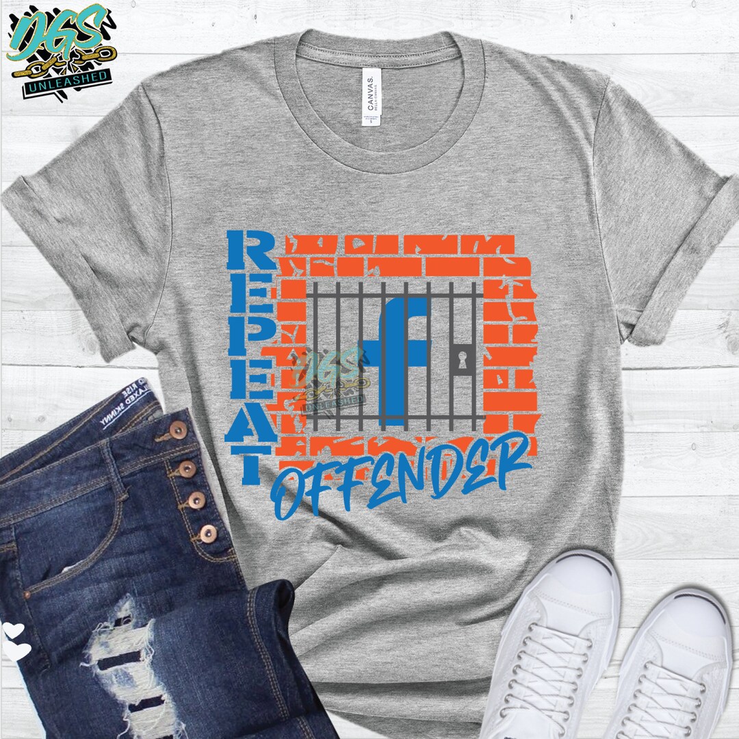 Facebook Jail Repeat Offender SVG, Dxf, Png, & Eps Digital Design File ...