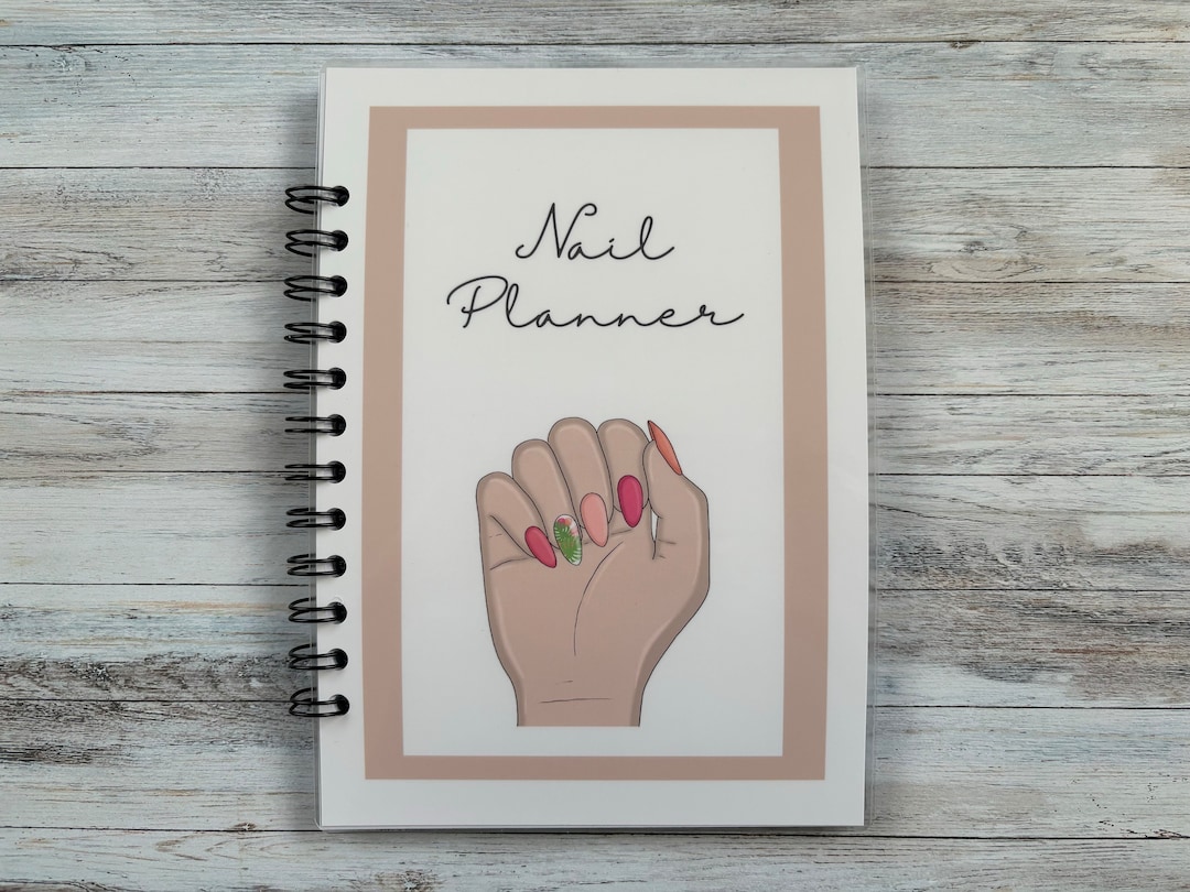 Nail Planner, Nail Salon Book, Nail Art Planning Book, Nail Designs ...
