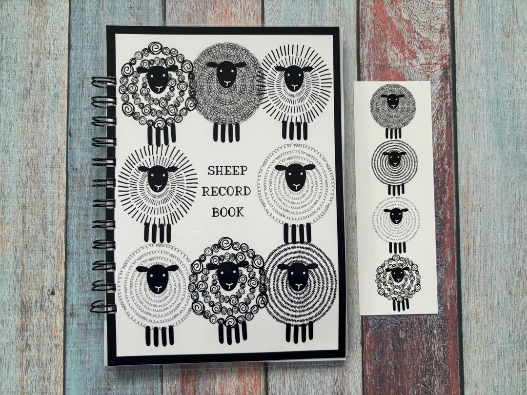 Sheep Record Book, Sheep Journal, A5 Sheep Flock Records, Lambing Book ...