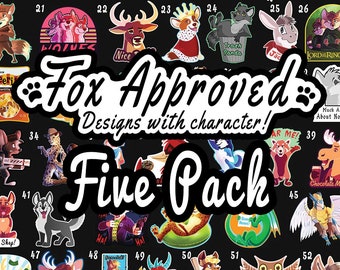 Pick Five Stickers | Etsy