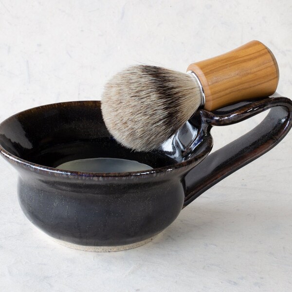 Pottery Shaving Mug - Etsy