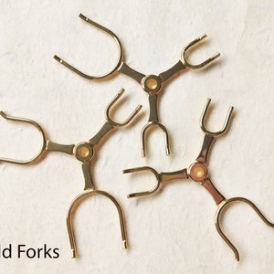 DIY Forks for Shaving Brush & Razor, 3-fork Component, Parts for ...
