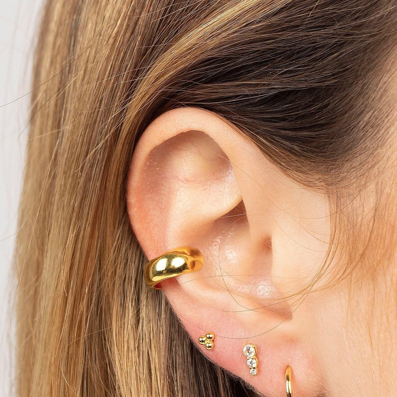 Ear Cuff Gold - Etsy