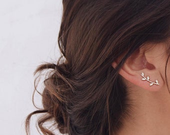 Ear climber earrings | Etsy