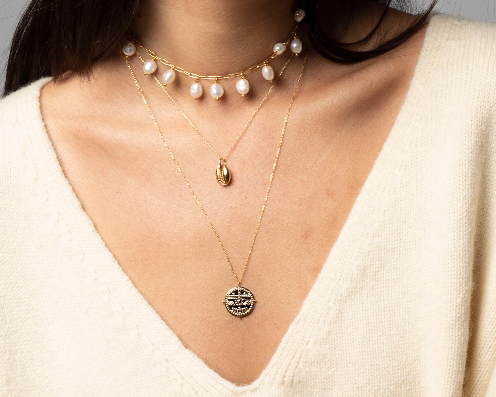 Cowrie Gold Necklace Shell Necklace Gold Boho Shell - Etsy