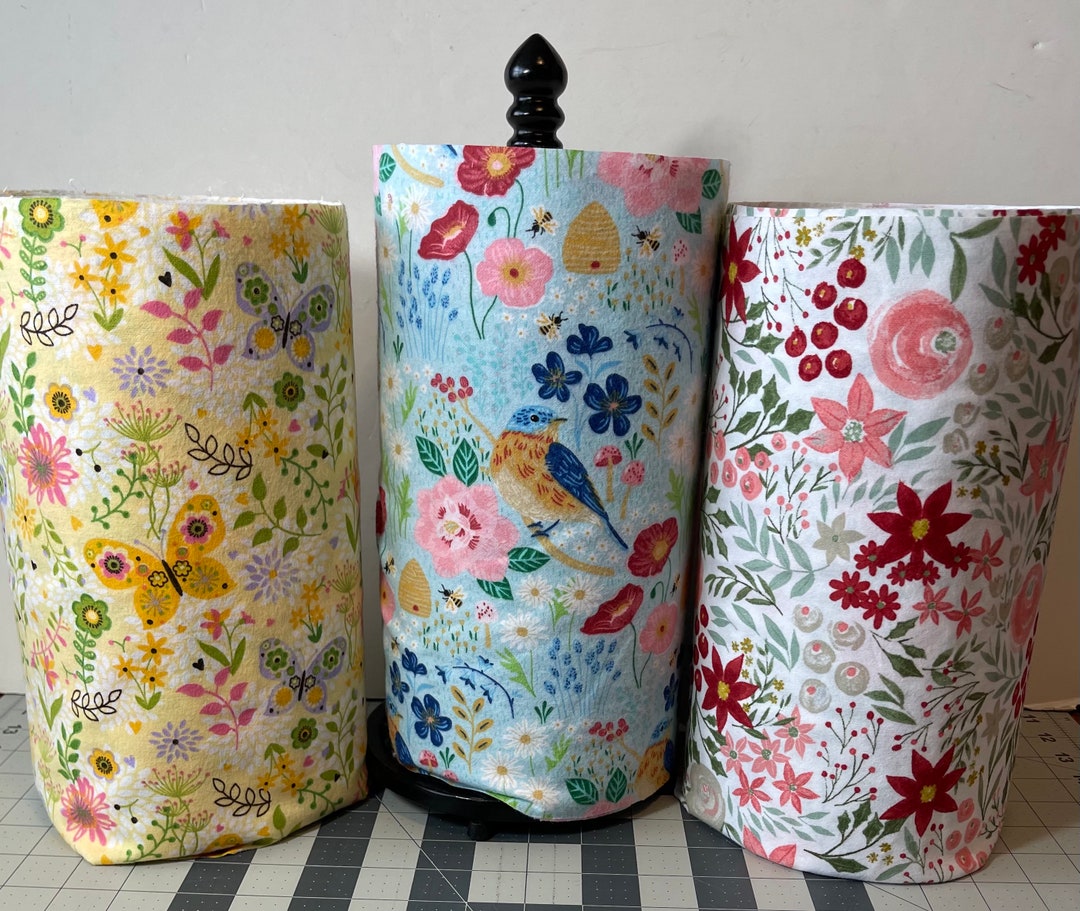 Paperless 12 Towels. Beautiful Pattern 100% Cotton Cloth Towel, Kitchen ...