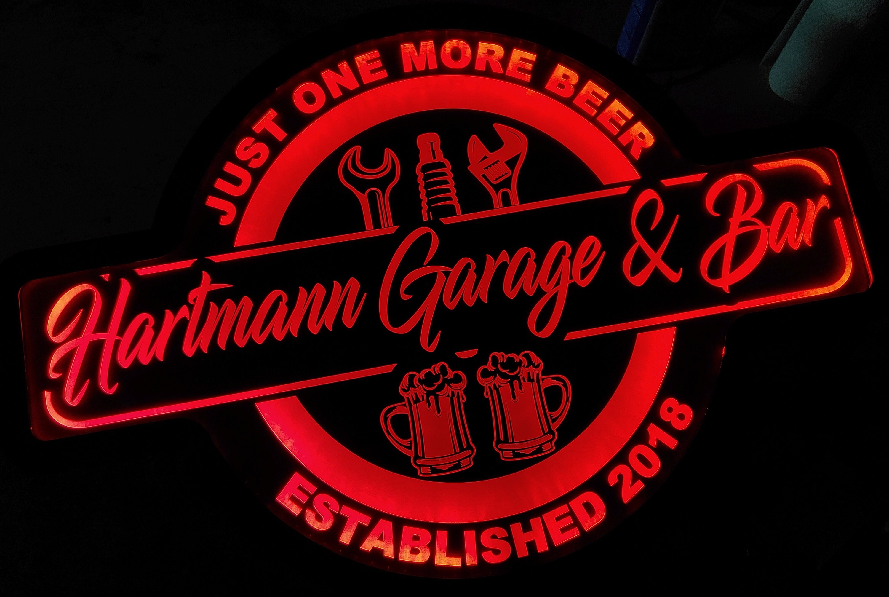 Custom Lineman Garage & Bar Sign LED Wall Sign Neon Like | Etsy