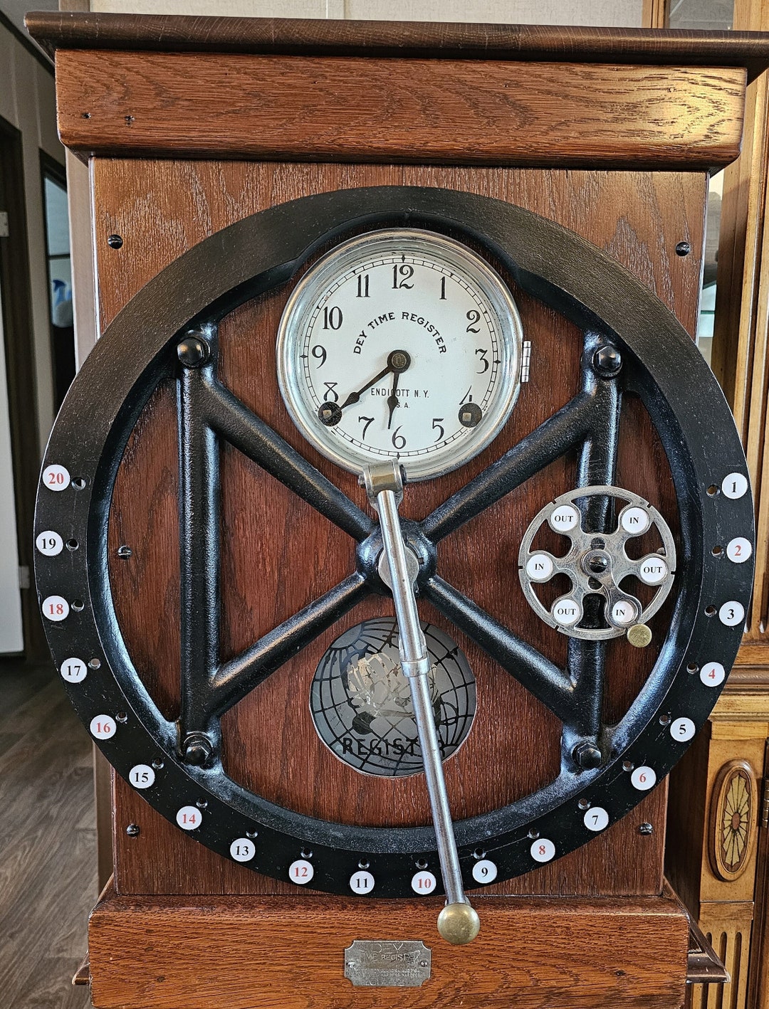 Dey Time Register Clock Employee Work Register Clock in Excellent ...